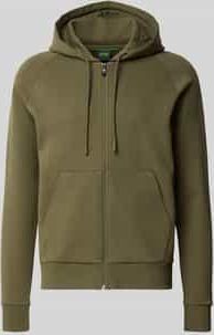 HUGO BOSS Sweatjacke aus Baumwollmix Modell Saggy