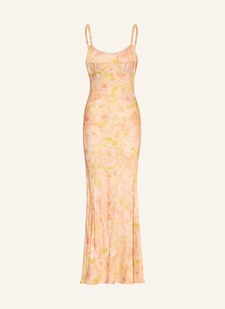 Sandro Sandro Satinkleid Mit Spitze pink