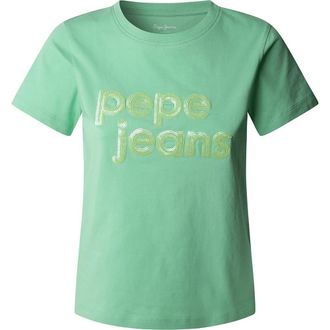 Pepe Jeans London Damen Aria T-Shirt, Grün (frisches Grün), M