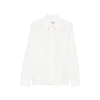 Maison Margiela Raw-edge Layered-detail Shirt