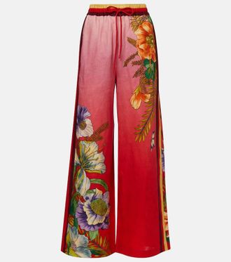 Alemais Alémais Weite Hose Inez aus Leinen