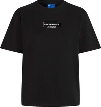 Karl Lagerfeld T-Shirts - - Tops - Damen - Schwarzk - XS