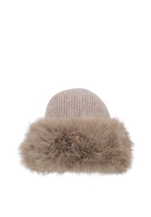 Queen Helena Winterm&uuml;tzen mit Weichem Fell Zehe f&uuml;r Damen CP07 Khaki, One Size