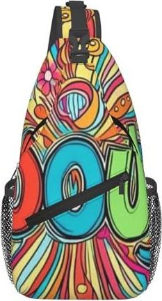 Generic Sac &agrave; bandouli&egrave;re cool Psychedelia - Sac &agrave; dos de voyage pour homme - Sac &agrave; dos de randonn&eacute;e