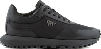 Emporio Armani Low-Top Sneaker - Sneakers Black - Gr. UK_12 - in Schwarz - f&uuml;r Damen