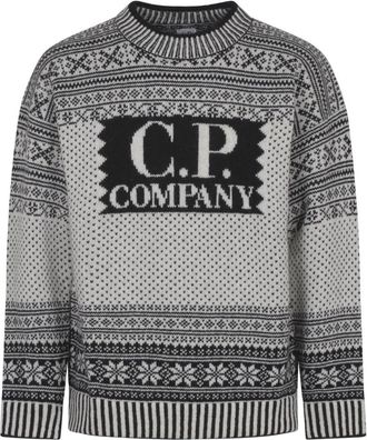 C.P. Company Crew Neck Pullover - - Knitwear - Herren - Mehrfarbig - L