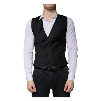 Dolce & Gabbana Formaler Anzugweste - - Suits - Herren - Schwarzk - L