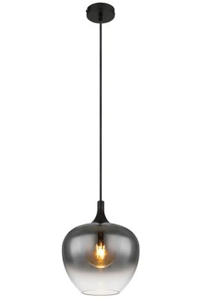 Globo Lighting H&auml;ngeleuchte, Schwarz, Metall, Glas, 120 cm, h&ouml;henverstellbar, Lampen & Leuchten, Innenbeleuchtung, H&auml;ngelampen, Esstischlampen