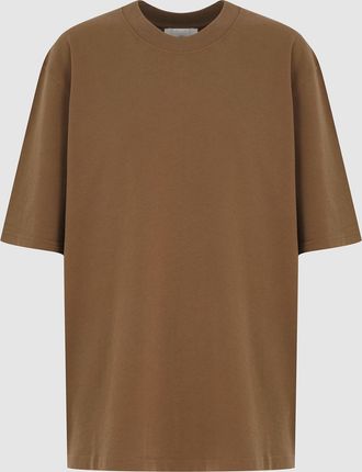 Ami Tee-shirt Petit Ami de Coeur Embosse Noisette