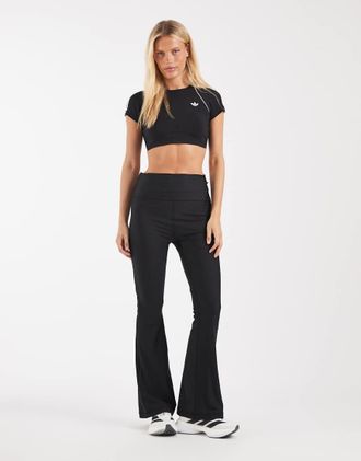 adidas adidas Originals Sport Superstar Leggings in voller L&auml;nge in Schwarz