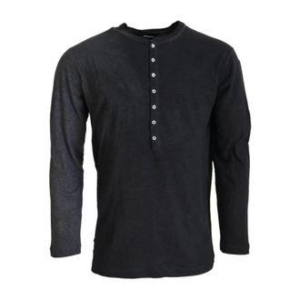 Dsquared2 Klassischer Schwarzer Pullover mit langen &Auml;rmeln - - Tops - Herren - Schwarzk - S