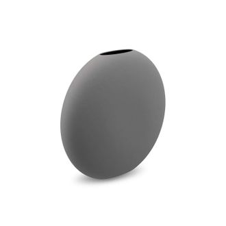 Cooee Design Pastille Vase, Keramik, Grau, L : 20, B: 6, H: 19 CM
