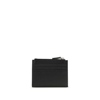 Valentino Garavani Womens Black Calf Leather Bos Taurus Wallet