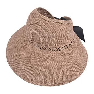Generic Casquette de plage souple pour femme, chapeau de cyclisme, casquettes de baseball, chapeaux de sport, kaki, Taille unique