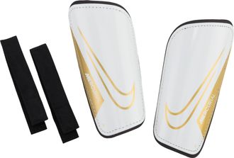 Nike Nike Mercurial Hardshell Fu&szlig;ball-Schienbeinschoner, White/Black/MTLC Gold Coin, DN3614-100, M