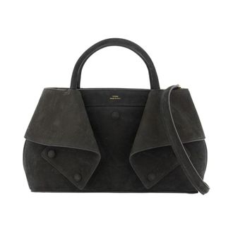 Toteme Kleine Mercer Nubuk Tote - - Bags - Damen - Schwarzk - ONE SIZE