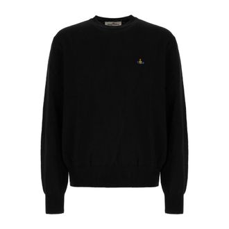 Vivienne Westwood Homme, Pulls, Noir, Taille: S Pull ras du cou Alex