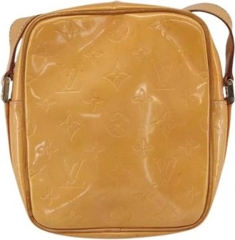 Louis Vuitton Sac bandouli&egrave;re vintage en cuir verni Pre-owned - Femme - Pre-owned - Brun - Taille: ONE Size