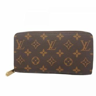 Louis Vuitton unisex, Pre-owned, Brun, Taille: ONE Size Portefeuille en tissu Pre-owned