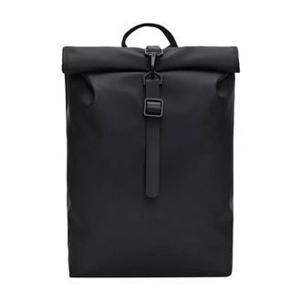 Rains Rolltop Rucksack Mini W3 - - Bags - unisex - Schwarzk - ONE SIZE