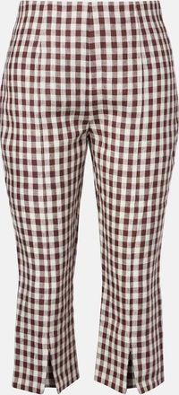 Poss&eacute; Caprihose Sadie aus Leinen