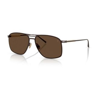 Brunello Cucinelli Homme, Accessoires, Brun, Taille: 56 MM Lunettes de soleil