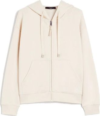 Max Mara Femme, Sweatshirts et sweats &agrave; capuche, Blanc, Taille: 36 FR Cane SweaT-shirt