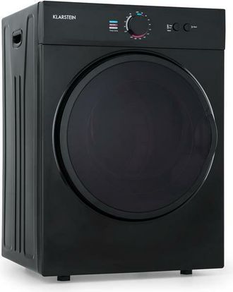 Klarstein Jet Set Mini-W&auml;schetrockner Ablufttrockner 1020W eek c 3kg 50cm schwarz - Klarstein