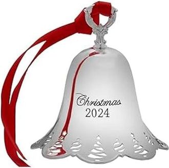 Towle Silversmiths 2024 versilberte durchbohrte Glocke Ornament 45. Auflage