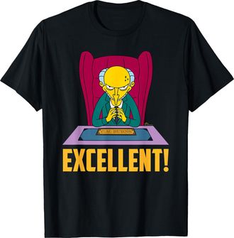 The Simpsons Mr. Burns at Desk Excellent T-Shirt