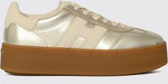Hogan Cool H698 Plateau-Sneaker aus laminiertem Leder mit H-Logo-Applikation