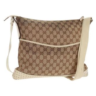 Gucci Sac bandouli&egrave;re Pre-owned - Femme - Pre-owned - Beige - Taille: ONE Size