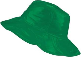 Toutacoo Chapeau de Pluie, Capeline Femme en Vinyle (12-Vert)