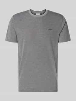 GANT T-Shirt mit Rundhalsausschnitt und Label-Stitching