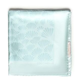 Coccinelle Femme, Accessoires, Bleu, Taille: ONE Size Foulard en soie