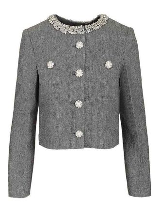 Self Portrait Casualjacke - Grau
