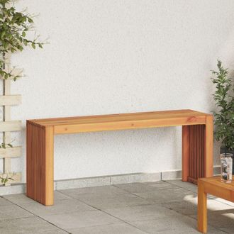 vidaXL Gartenbank Braun 110 x 30 x 45 cm Teak-Massivholz vidaXL