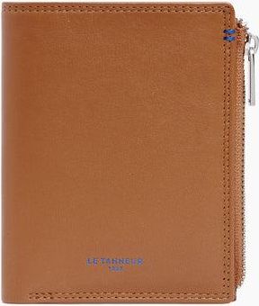 Le Tanneur Mittelgro&szlig;e Geldb&ouml;rse Martin im Hochformat mit Rei&szlig;verschluss aus Glattleder