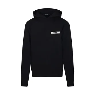 Jacquemus Herren, Sweatshirts & Hoodies, Schwarzk, MGr&ouml;&szlig;e