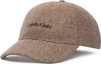 Calvin Klein Cap Calvin Klein Embroidered Titlecase Logo Felt LV04D5131G Braun