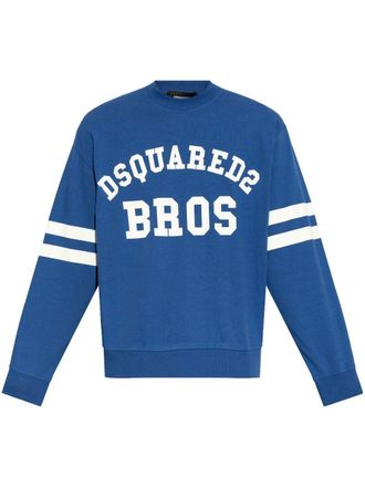 Dsquared2 Wash Football Sweatshirt - Blau