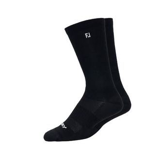 FootJoy Prodry Lightweight Crew Chaussettes de Golf, Noir, 7-12 Homme