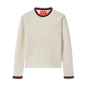 La DoubleJ Femme, Pulls, Beige, Taille: 38 FR Picket Crew Neck