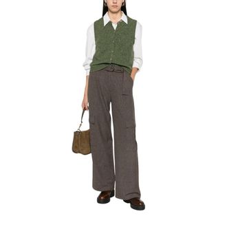 Yerse Troye45 Hose - - Trousers - Damen - Braun - XS