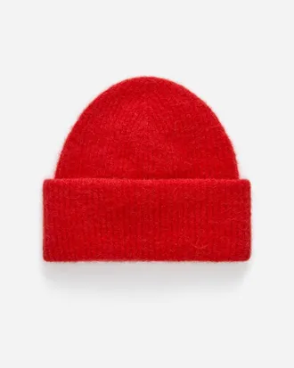 Arket Beanie Aus Alpakawolle Und Wolle -Rot