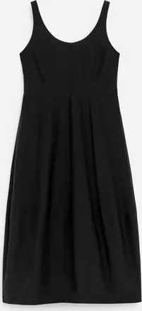 Arket Kokonf&ouml;rmiges Taftkleid -Schwarz