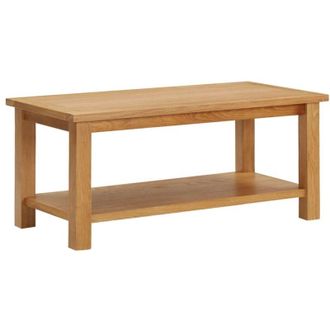 vidaXL Couchtisch 90 x 45 x 40 cm Eiche Massivholz vidaXL895581