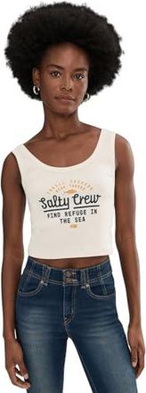Salty Crew D&eacute;bardeur Unscripted pour femme, ecru, Taille M