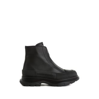 Alexander McQueen Bottines zipp&eacute;es en cuir