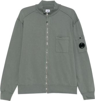C.P. Company C.p. Company, Homme, Sweatshirts et sweats &agrave; capuche, Vert, Taille: XL Zip-throughs